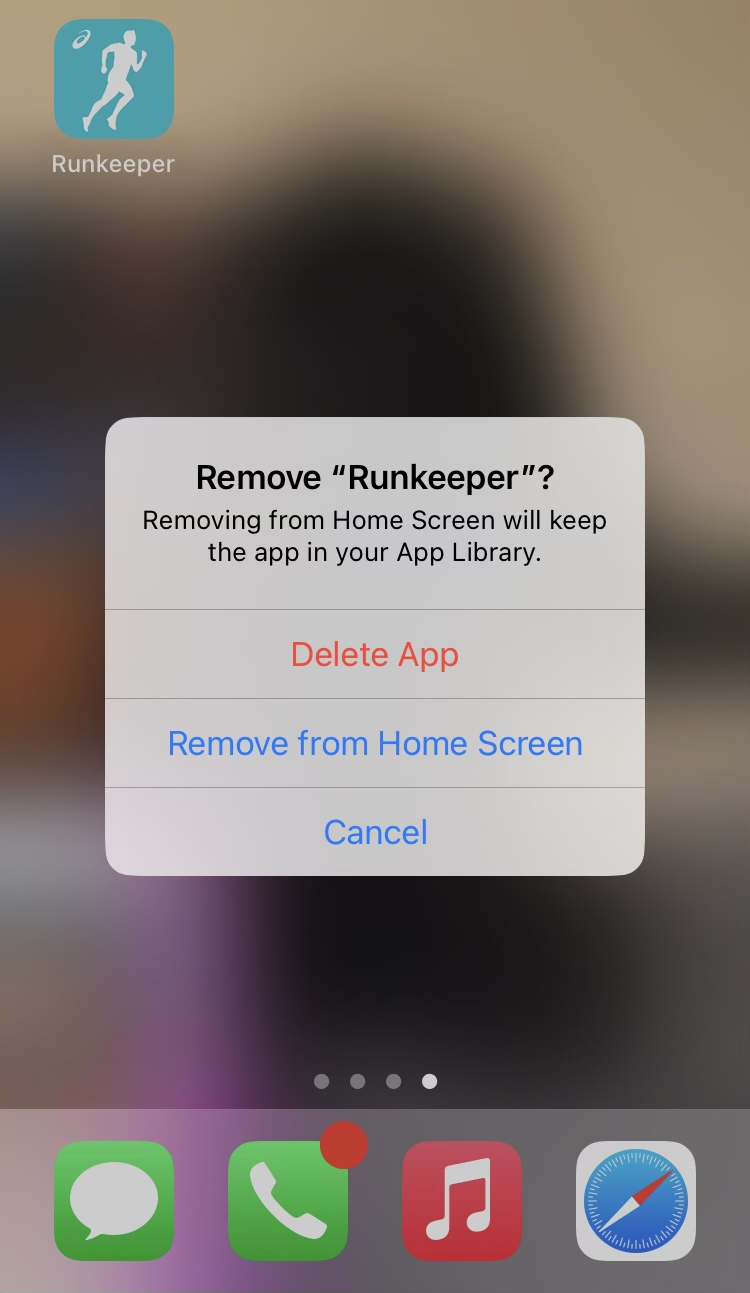 How to safely uninstall/reinstall Runkeeper (iPhone)